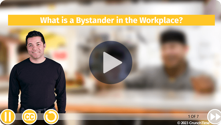 Restaurant Course Library | Chicago Bystander Intervention