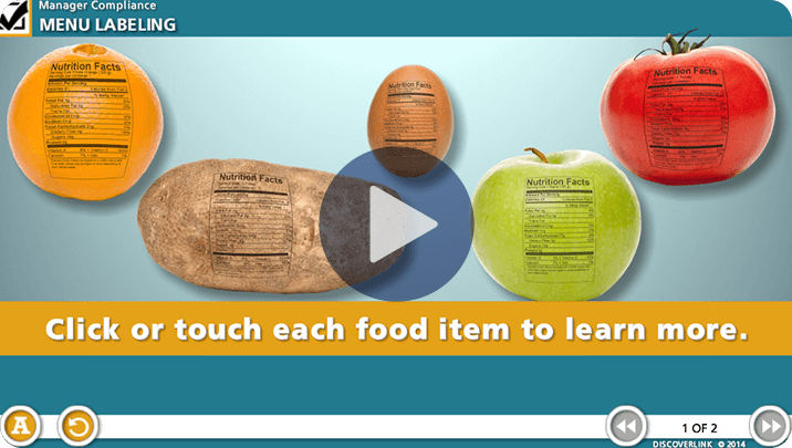 Restaurant Course Library | Menu Labeling